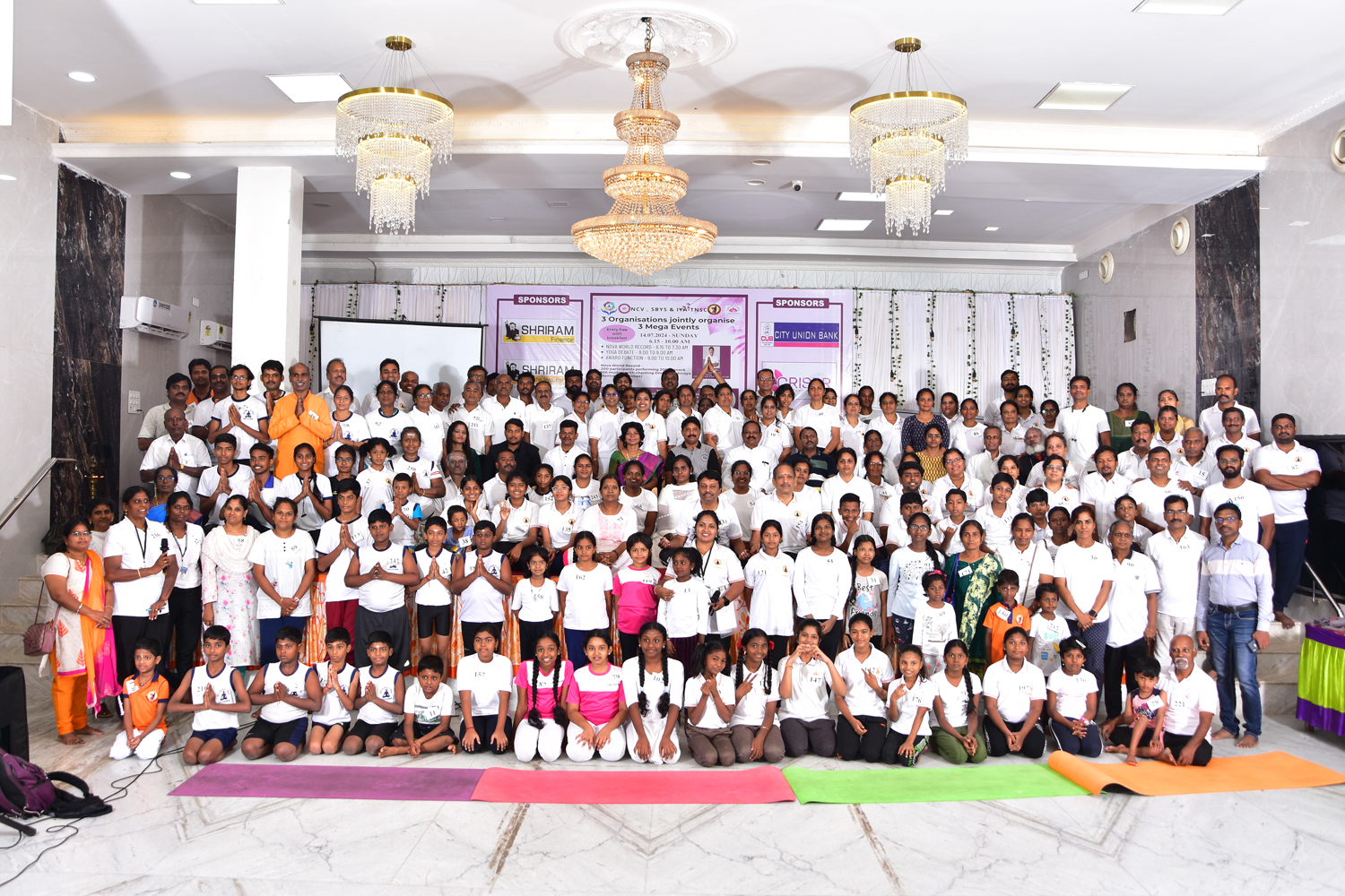 Sree Bala Yoga Studio Sets World Record with Remarkable Yoga ...